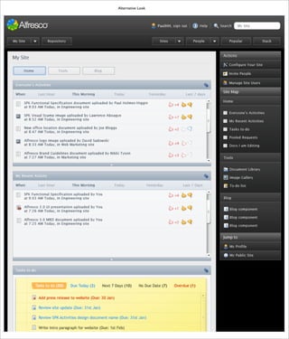 Alfresco 3 (SPK) UI Scamps v2 | PPT