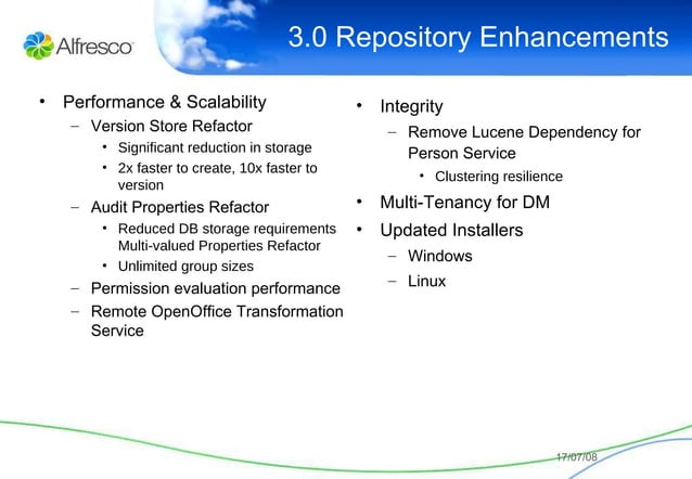 Alfresco As SharePoint Alternative - Architecture Overview | PPT