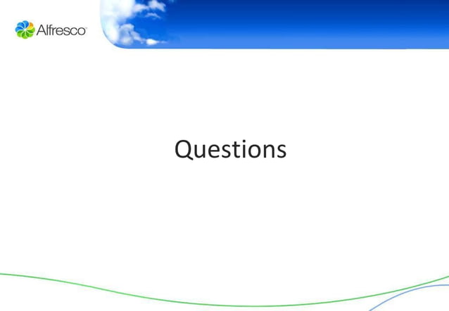 Alfresco As SharePoint Alternative - Architecture Overview | PPT