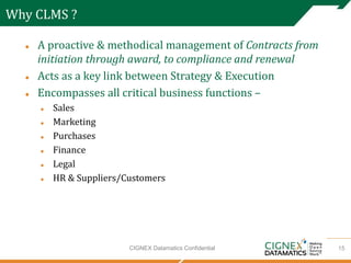 CIGNEX Datamatics - Alfresco CLMS Solution | PDF | Computer Software and Applications | Computing