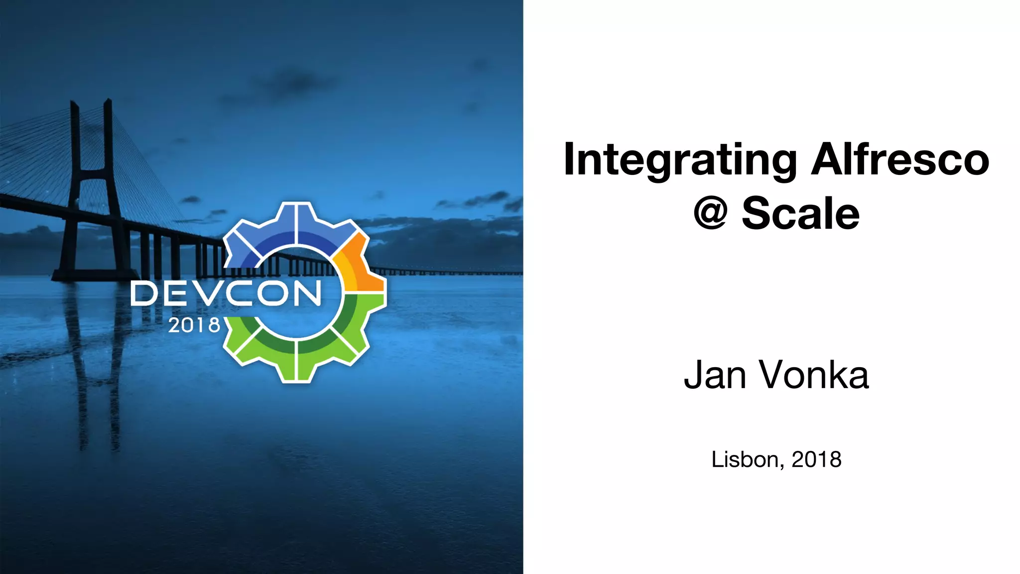 Integrating Alfresco @ Scale (via event-driven micro-services) | PPT