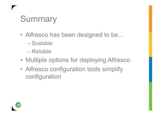 Alfresco scalability and performnce | PDF