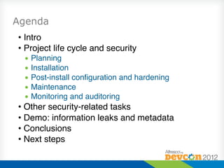 Alfresco Security Best Practices 2012 | PDF