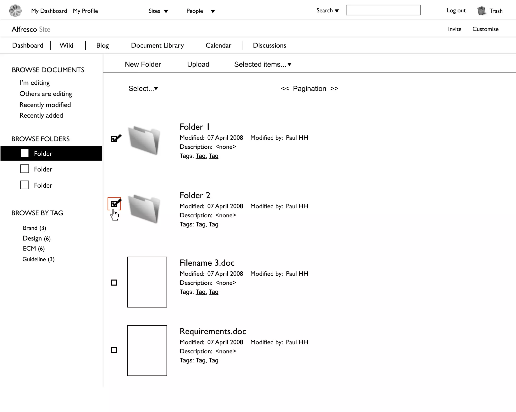 Alfresco Share - Recycle Bin Ideas | PPT