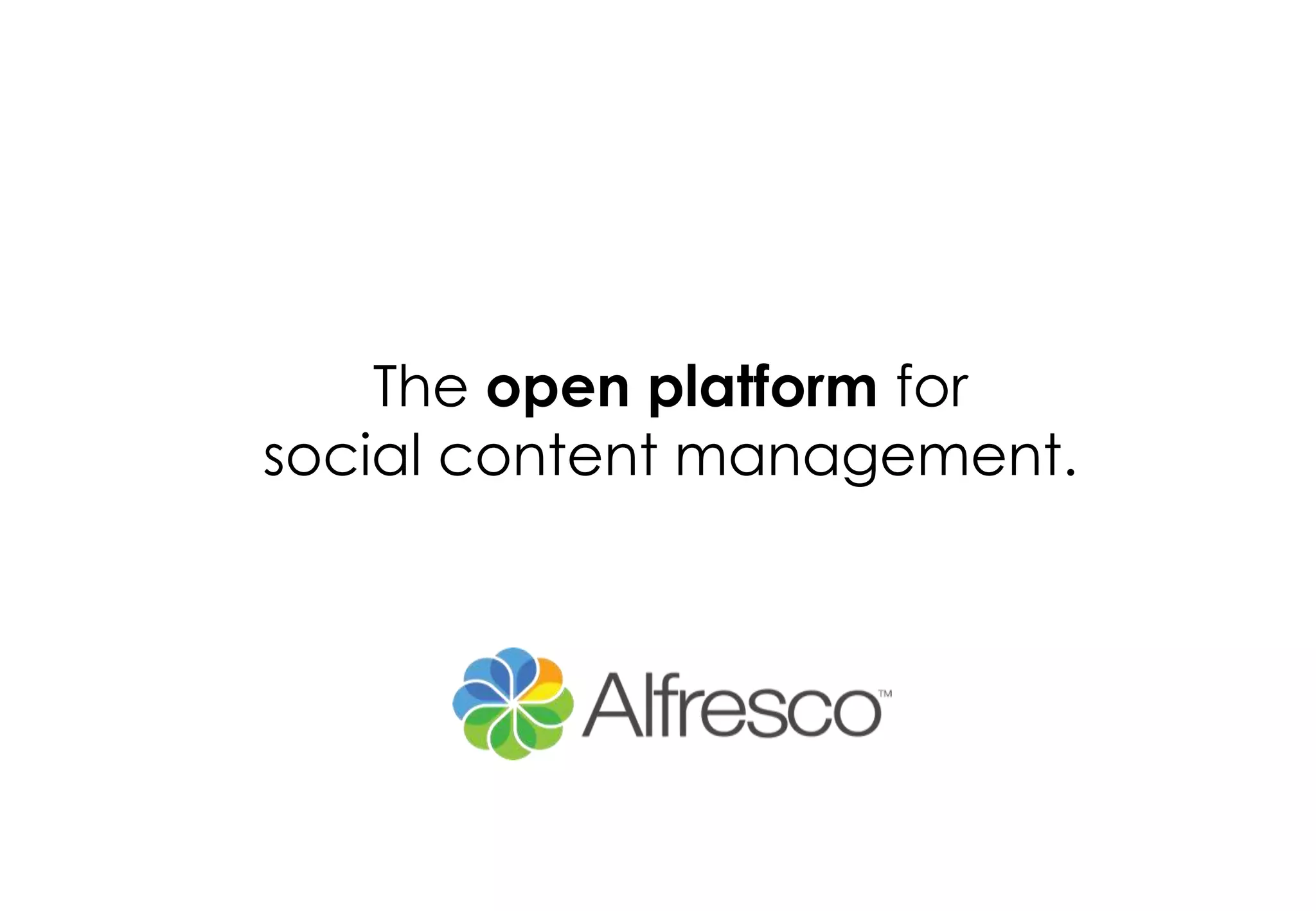 Alfresco Template Feb 2011 | PPTX