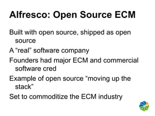 Alfresco: The Story of How Open Source Disrupted the ECM Market | PPTX