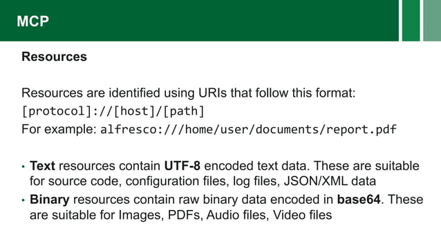 Alfresco and the Model Context Protocol (MCP) | PDF