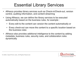 Introduction to Alfresco | PDF