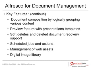 Introduction to Alfresco | PPT