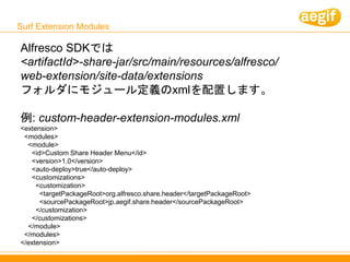 Share UIカスタマイズ Widget編 | PPT