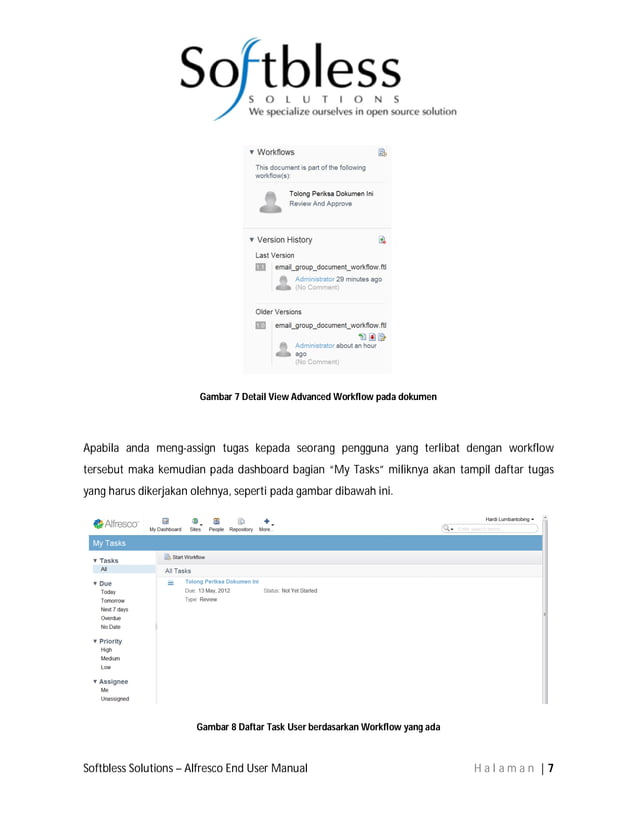 Alfresco 4 advance workflow - by softbless - part iv | PDF | Free Download