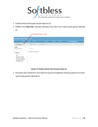 Alfresco 4 collaboration functionality - by softbless - part 9 | PDF
