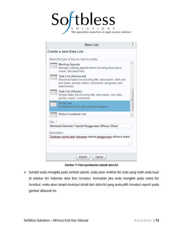 Alfresco 4 collaboration functionality - by softbless - part 9 | PDF