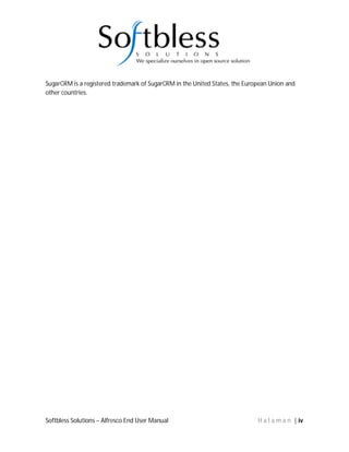 Alfresco 4 collaboration functionality - by softbless - part 9 | PDF