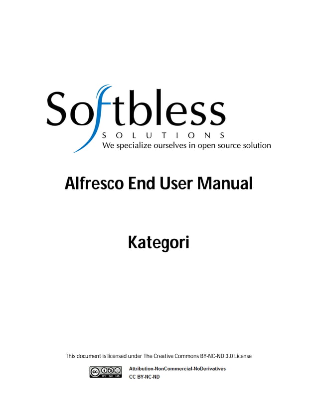 Alfresco 4 kategori - by softbless - part 6 | PDF