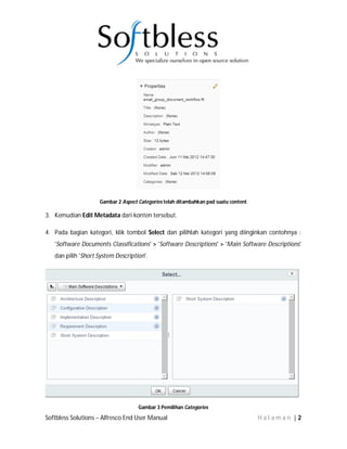Alfresco 4 kategori - by softbless - part 6 | PDF