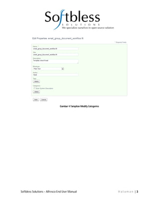 Alfresco 4 kategori - by softbless - part 6 | PDF