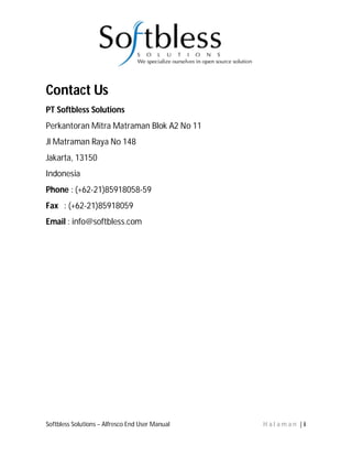 Alfresco 4 kategori - by softbless - part 6 | PDF