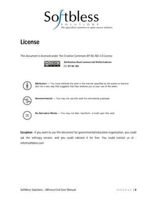 Alfresco 4 manajemen konten dalam alfresco - by softbless - part 2 | PDF