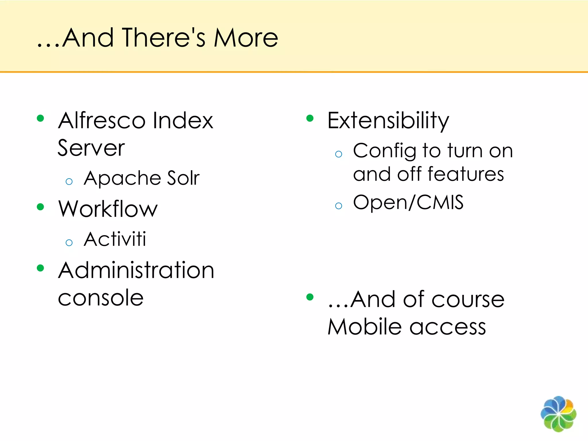 Alfresco 4 Beta Program | PPT