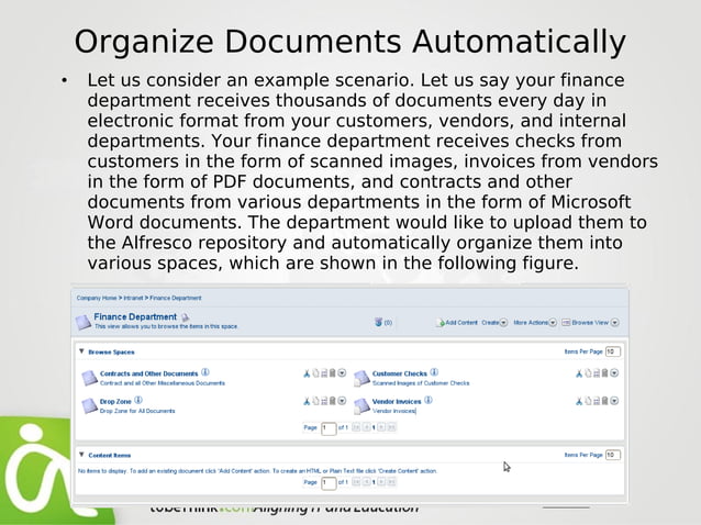 Alfresco : Implementing Business Rules | PDF | Desktop Publishing | Computer Software and ...