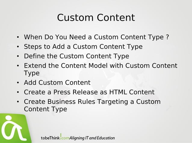 Alfresco : Extending The Alfresco Content Model | PPT