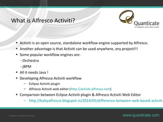 Alfresco activiti workflows | PPT