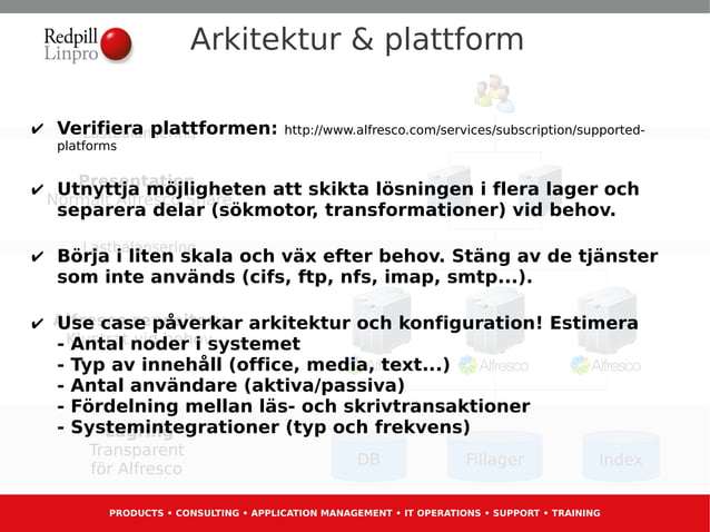 Alfresco administration stockholm meetup | PPT