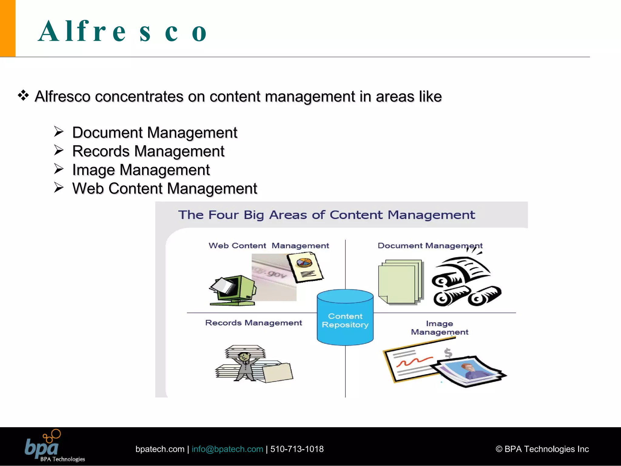 Alfresco Architecture | PPT