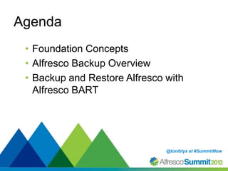 Alfresco Backup and Recovery Tool: a real world backup solution for Alfresco | PPTX