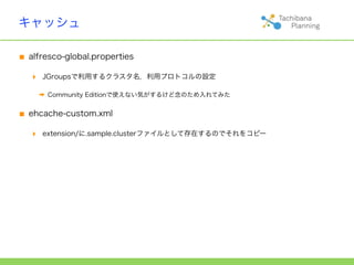 Alfrescoクラスタリング入門 | KEY | Databases | Computer Software and Applications