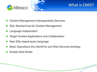 Federated ECM Search with CMIS | PPT