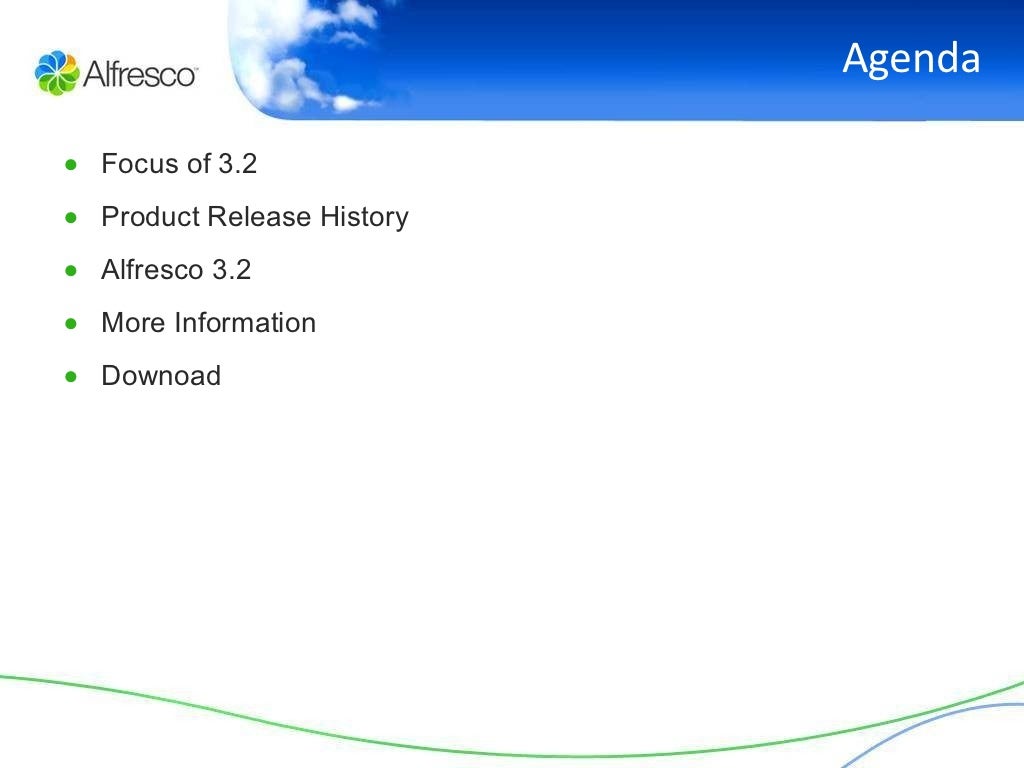 Introducing Alfresco Community Edition 3.2 | PPT