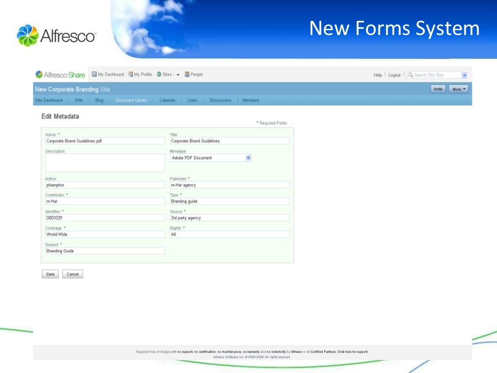 Introducing Alfresco Community Edition 32 Ppt