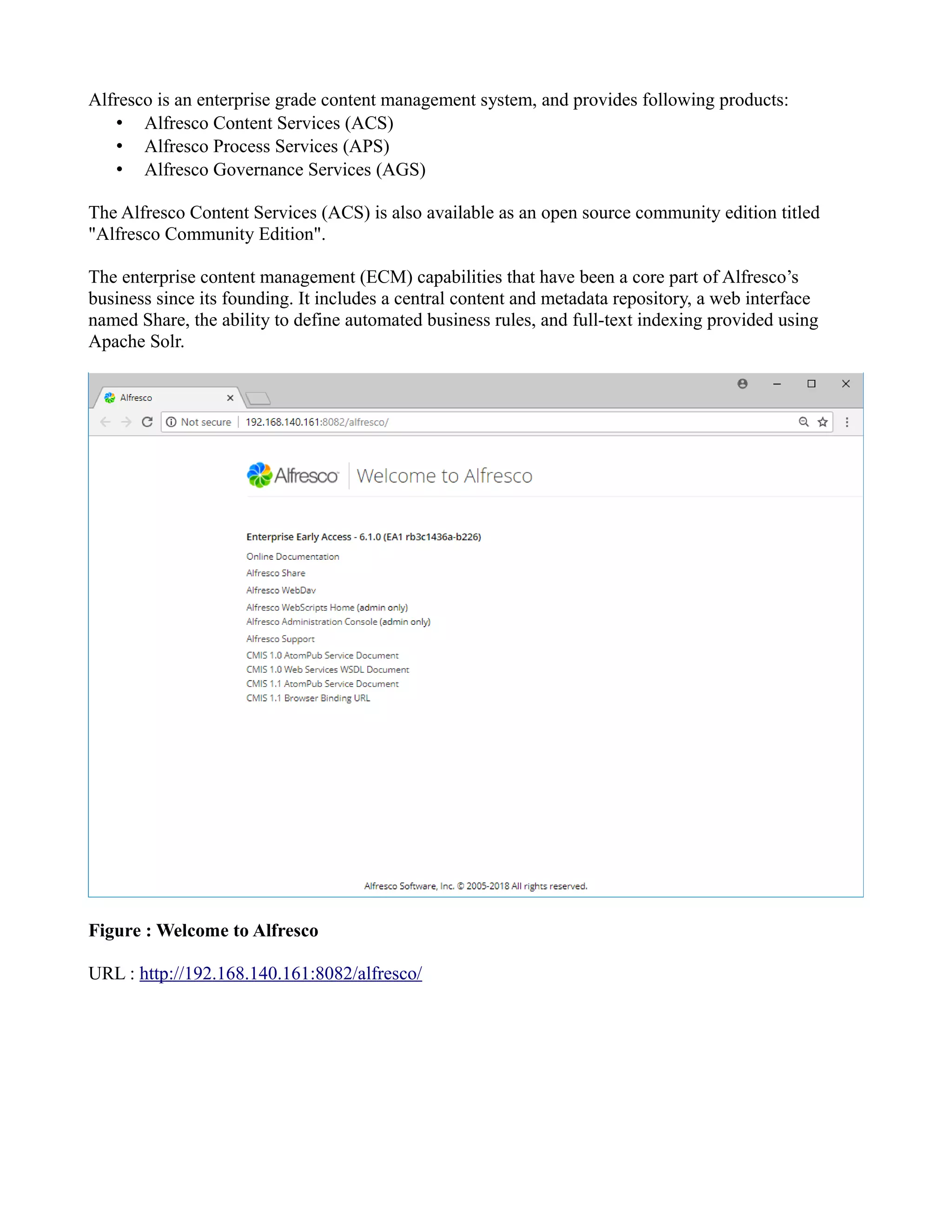 Alfresco Content Services - Solution Document | PDF