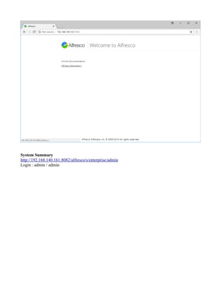 Alfresco Content Services - Solution Document | PDF