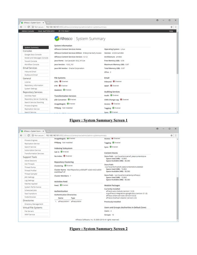 Alfresco Content Services - Solution Document | PDF