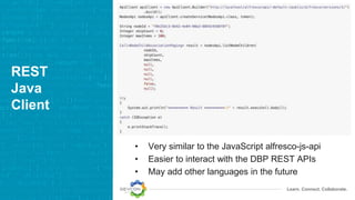Alfresco Digital Business Platform Builder Experience | PPT