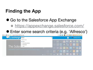 Alfresco for Salesforce | PPT