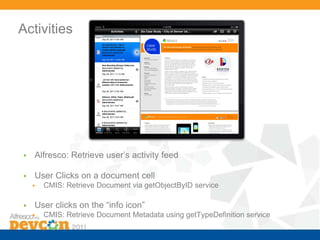 DEVCON-Alfresco i os mobile application details and design | PPT