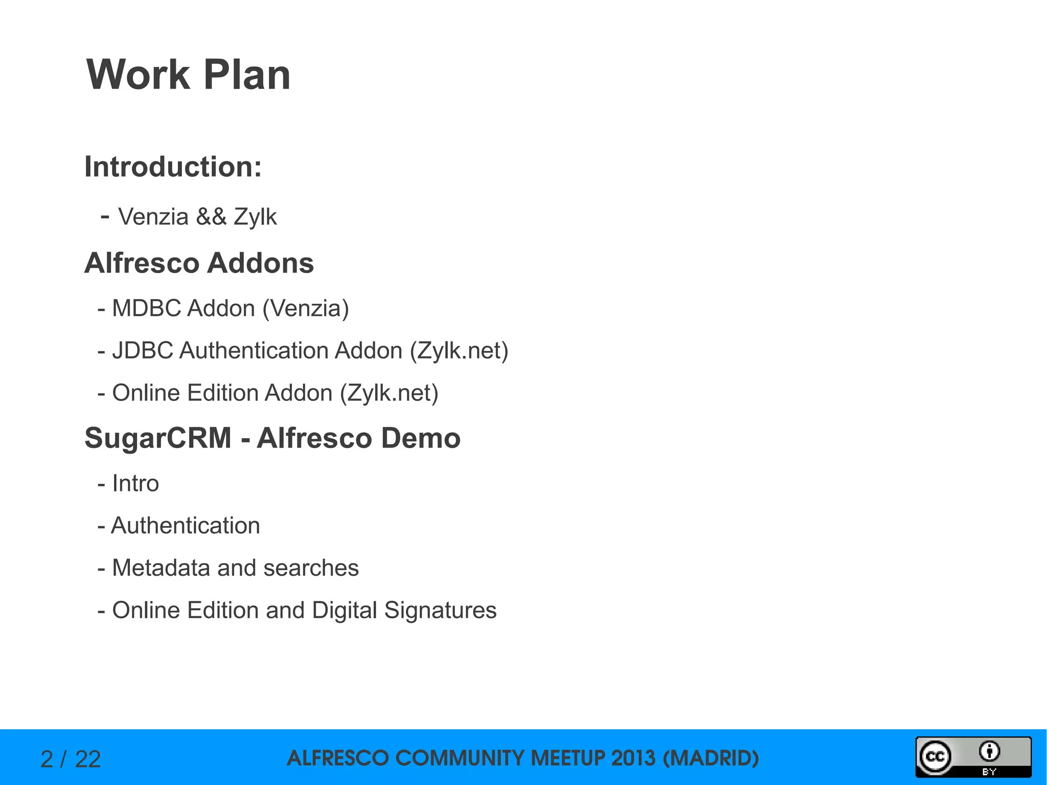 Alfresco Community Meetup 2013 | PDF