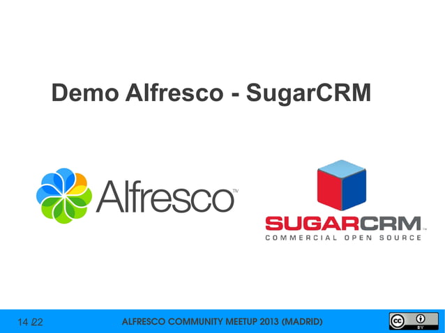 Alfresco JDBC authentication subsystem for ERP/CRM integration | PPT