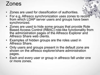 Alfresco node lifecyle, services and zones | PPT