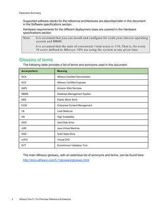 Alfresco one 5.1_on-premises_reference_architecture | PDF | Desktop ...