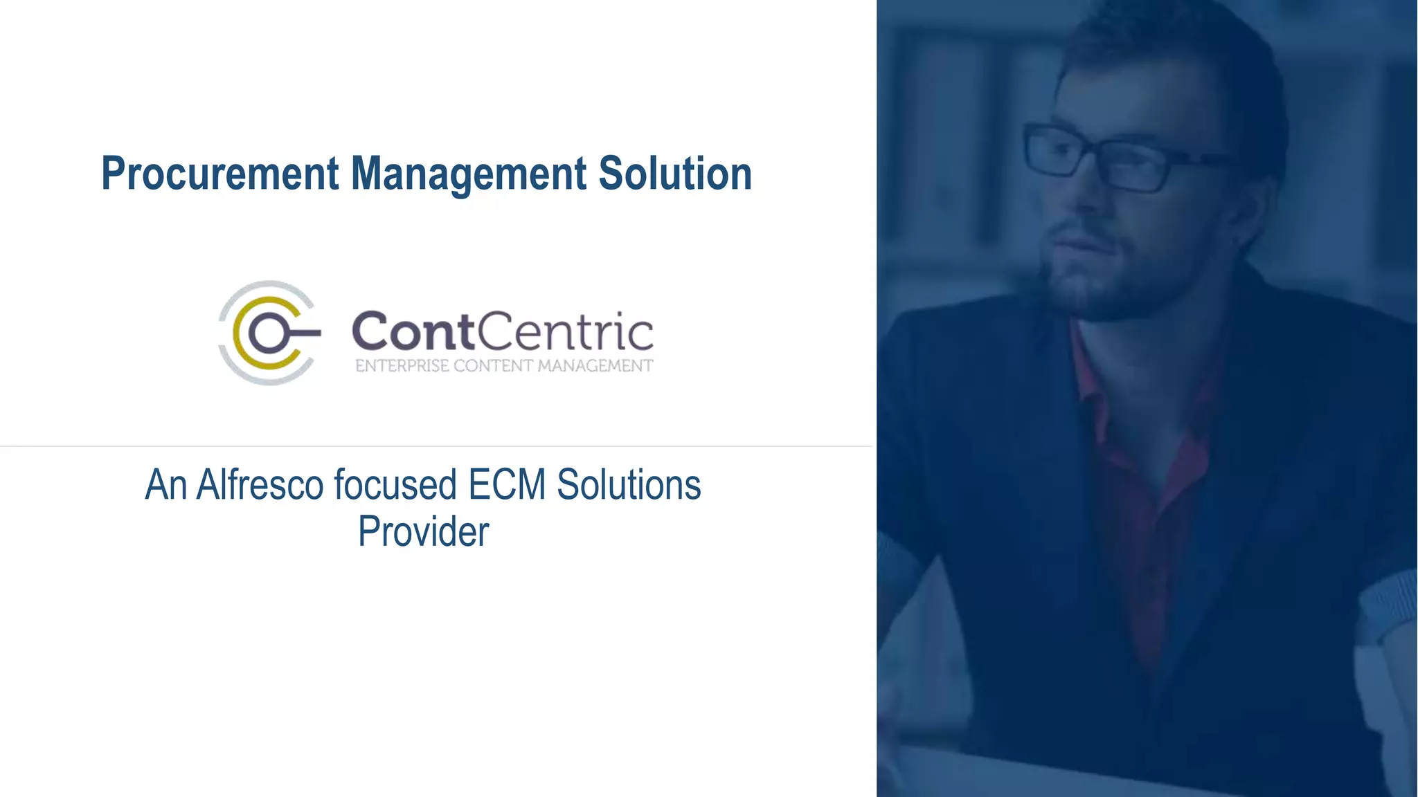 Alfresco procurement management solutions by Contcentric | PPTX