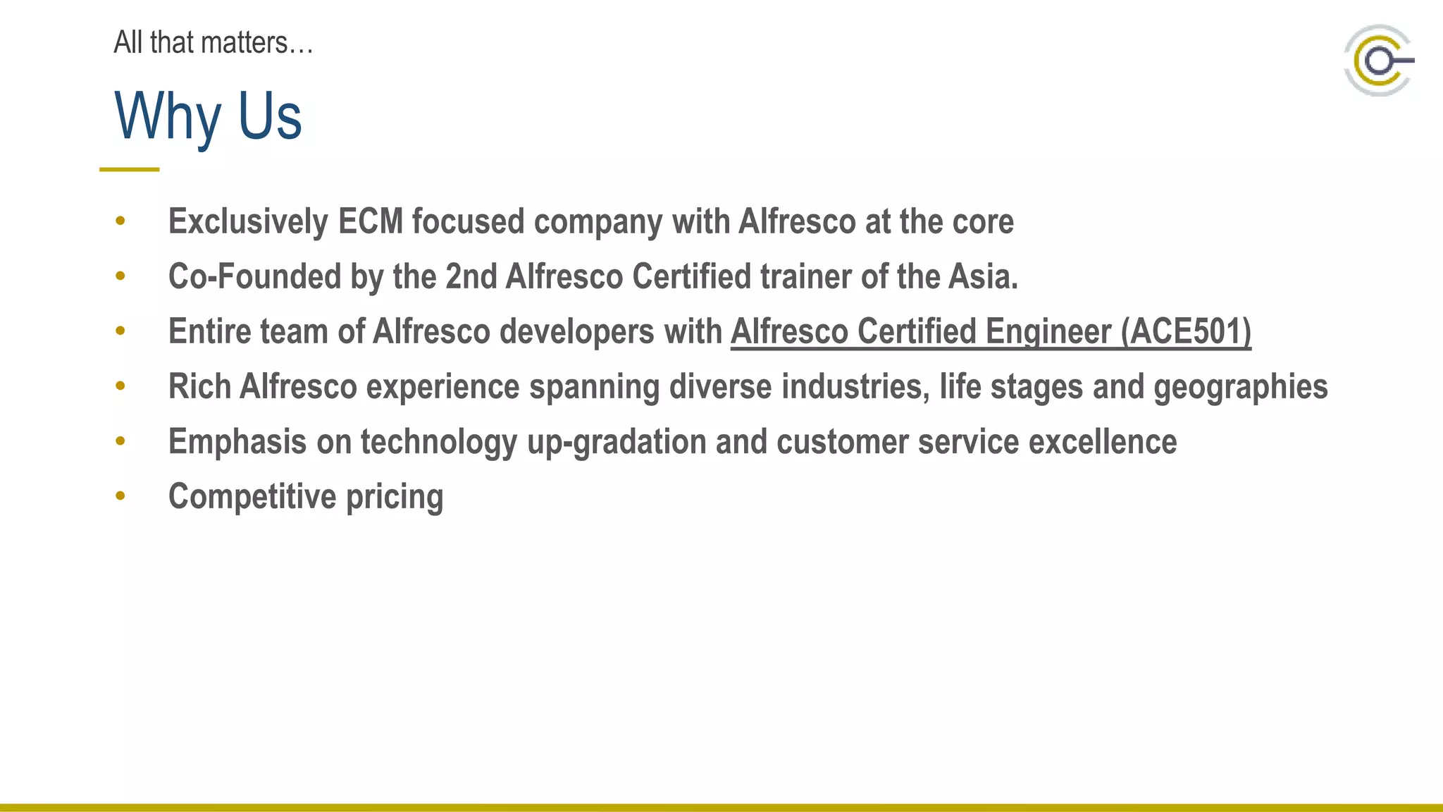 Alfresco procurement management solutions by Contcentric | PPTX