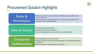 Alfresco procurement management solutions by Contcentric | PPTX