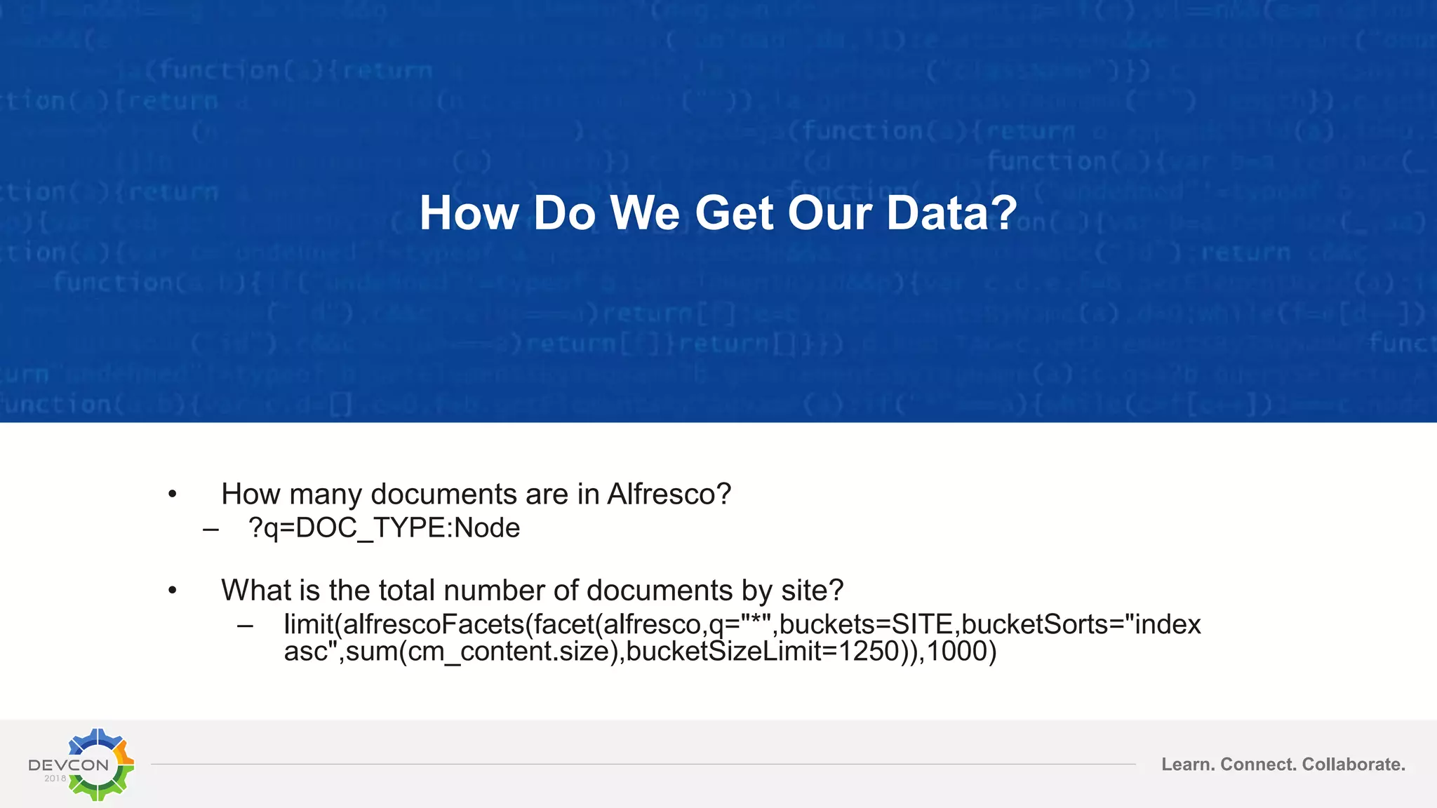 Alfresco Reporting & Analytics | PPTX