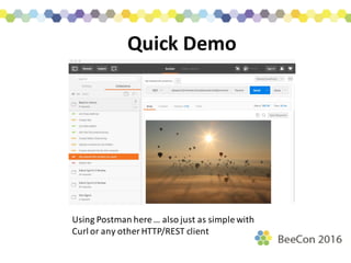 Alfresco REST API of the future ... is closer than you think | PPT