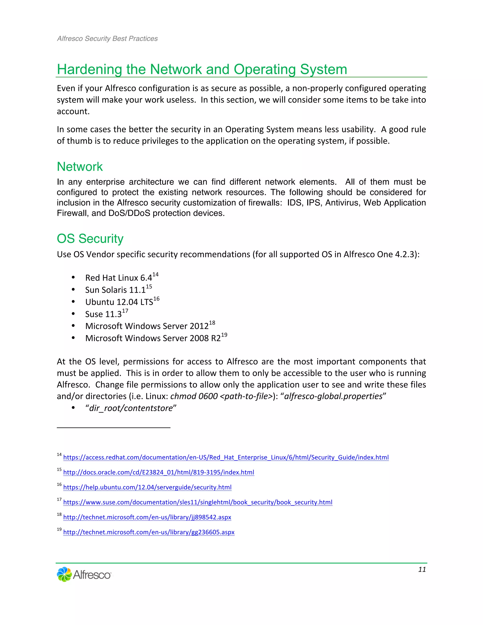 Alfresco Security Best Practices Guide Pdf 7898